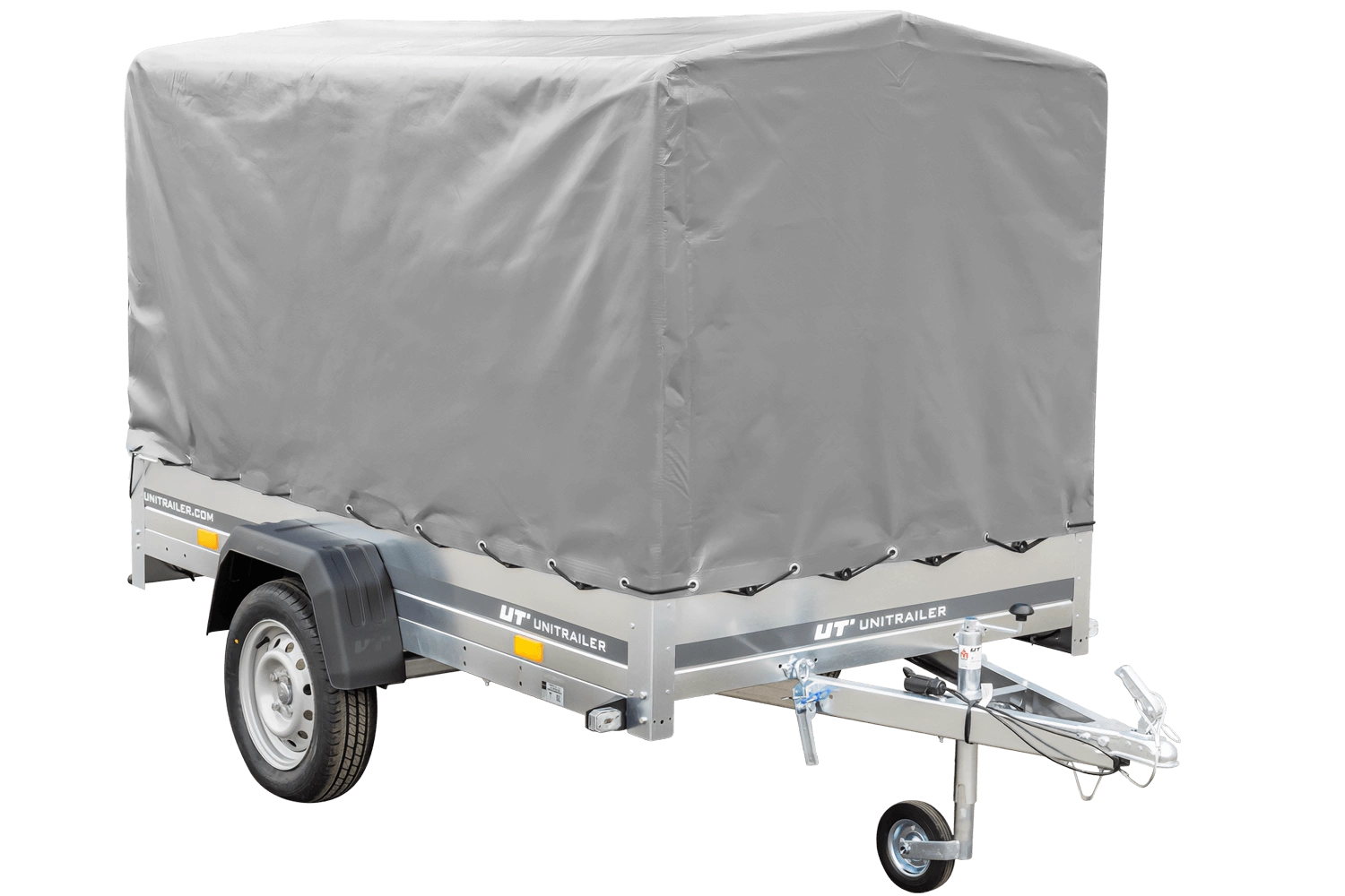 Remorcă auto pe arcuri 230x125 UNITRAILER GARDEN 230/R KIPP cu cadru H ...