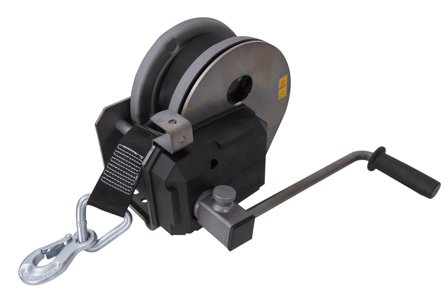 Troliu, troliu manual pentru remorcă AL-KO 1150 kg cu centură de 12,5 m ...